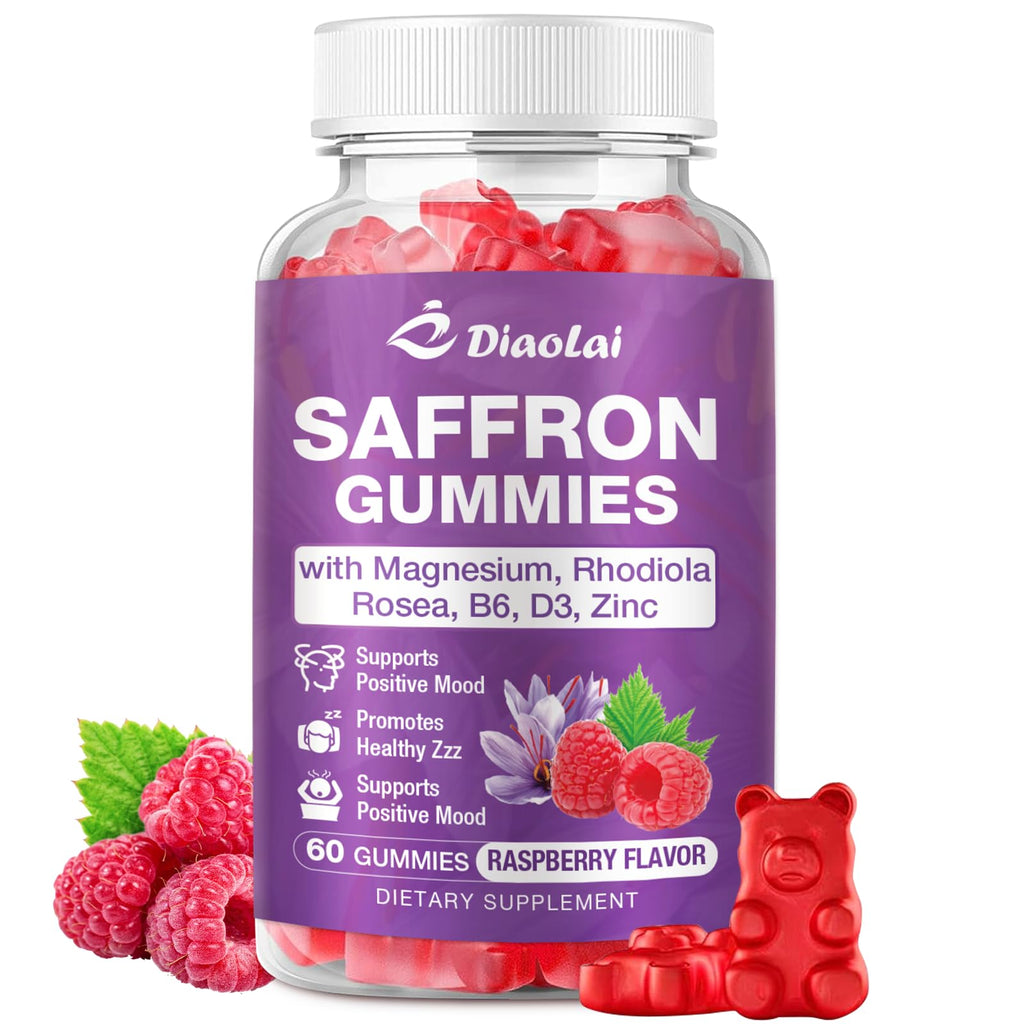Max Strength Saffron Gummies for mood support