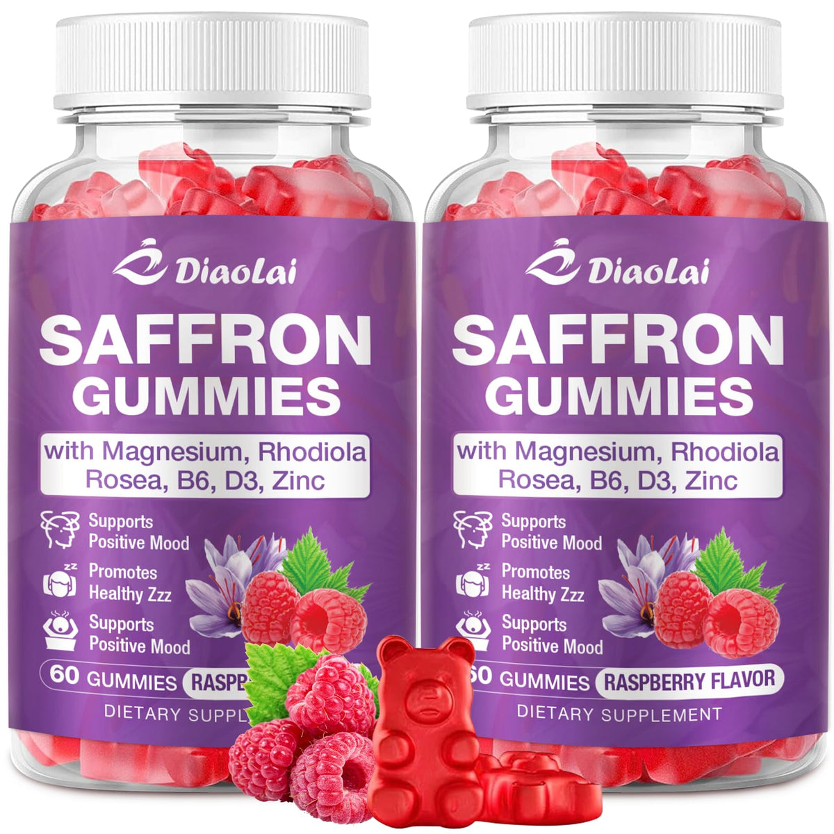 Max Strength Saffron Gummies for mood support
