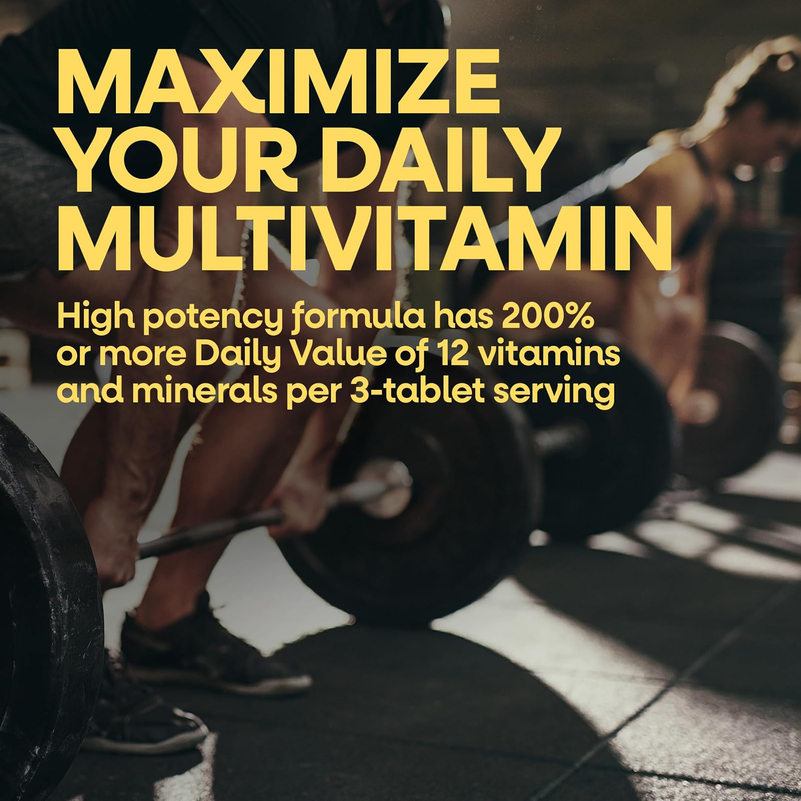 Max3 potency multivitamin with iron