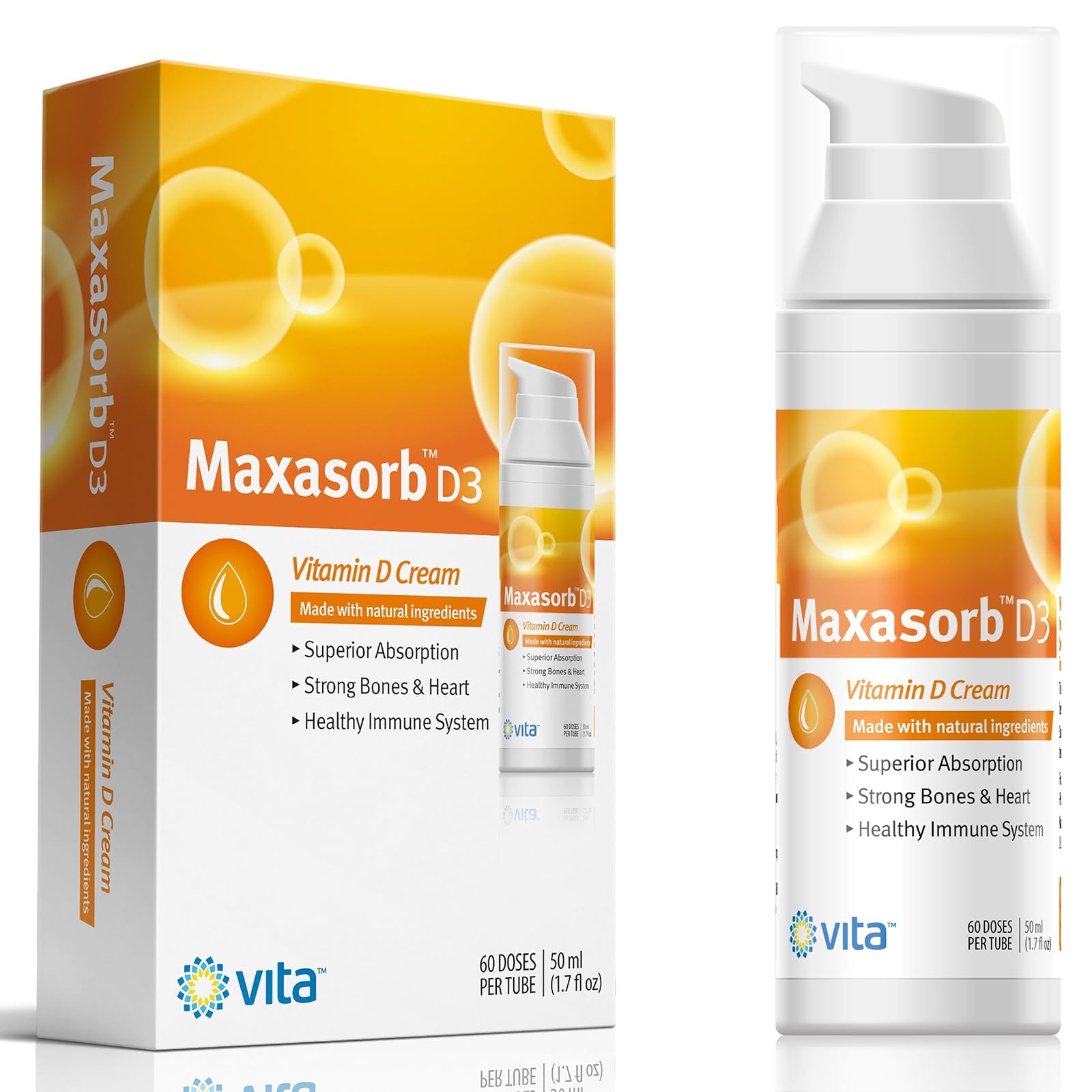 Maxasorb Vitamin D3 cream benefits