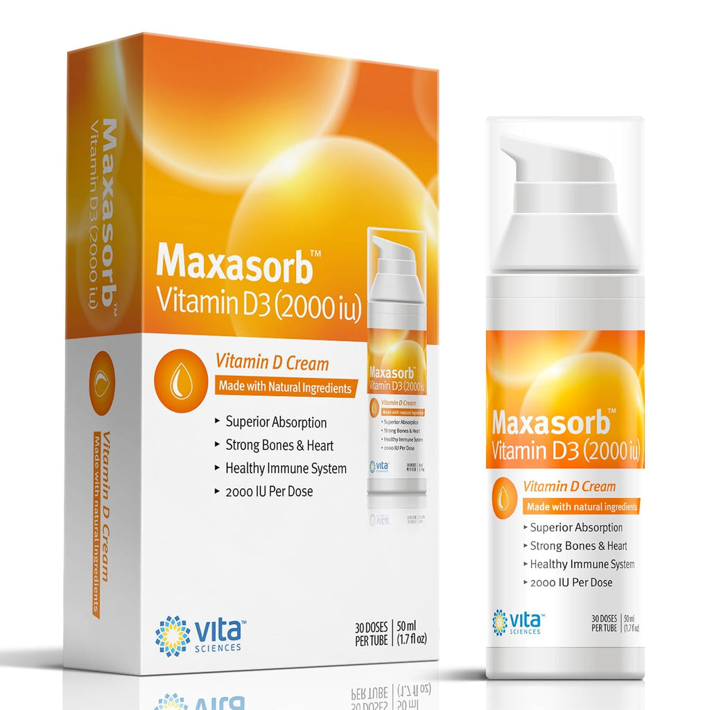 Maxasorb Vitamin D3 cream benefits