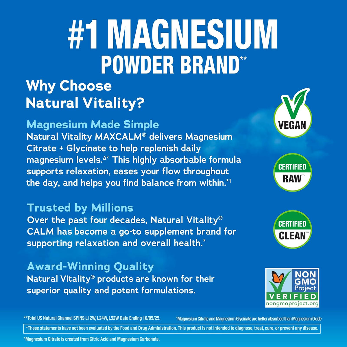 MaxCalm magnesium powder supports restful sleep