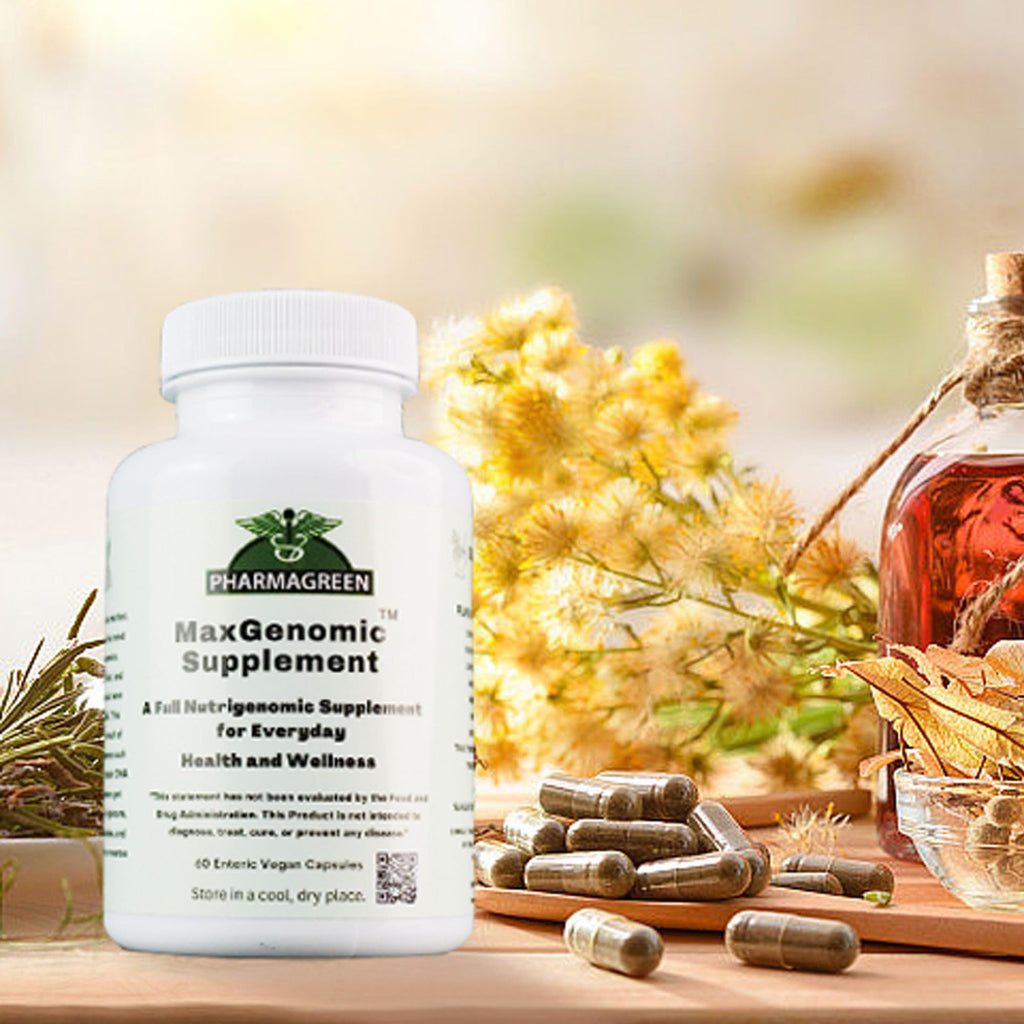 MaxGenomic supplement with 9 mushrooms