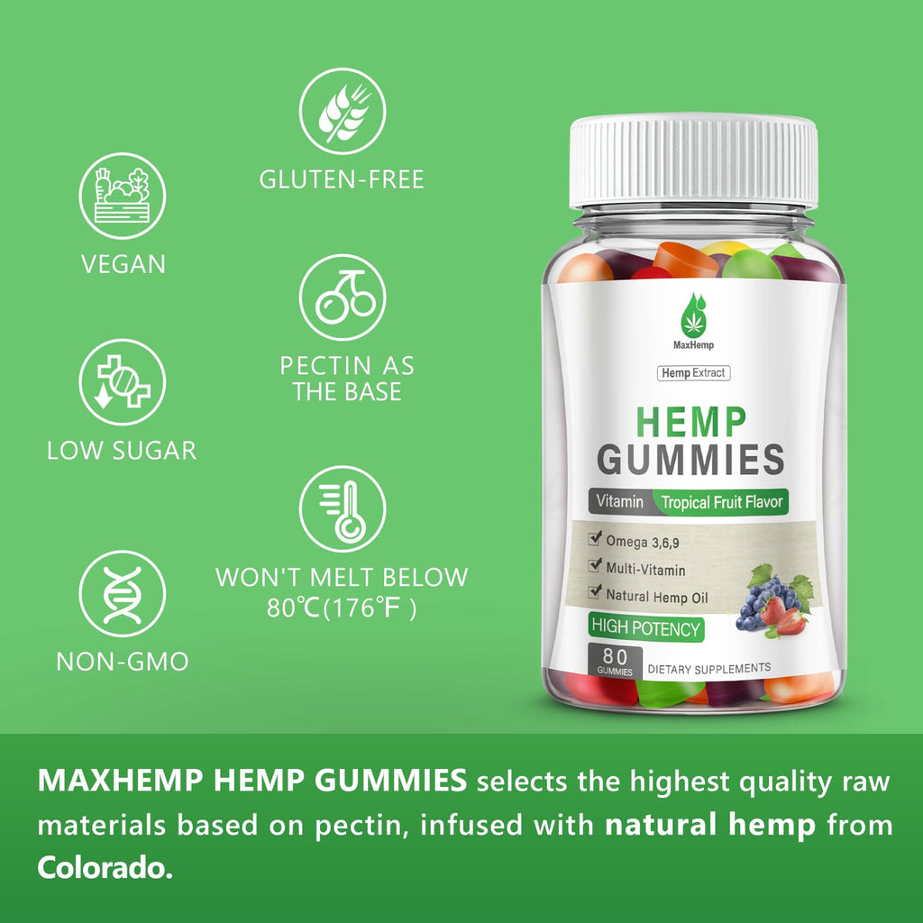 MaxHemp gummies for improved sleep quality