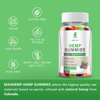 MaxHemp gummies for improved sleep quality