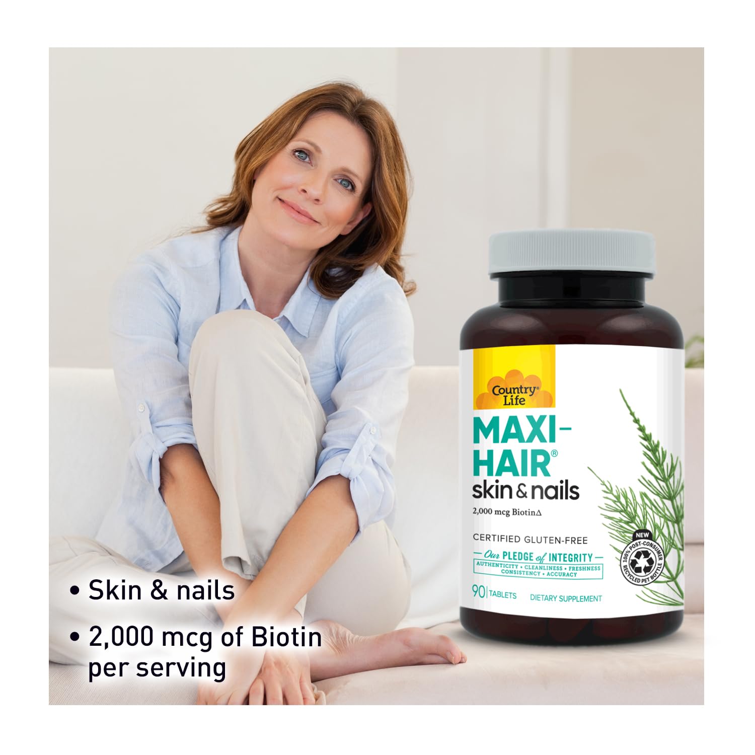 Maxi-Hair biotin for thicker hair