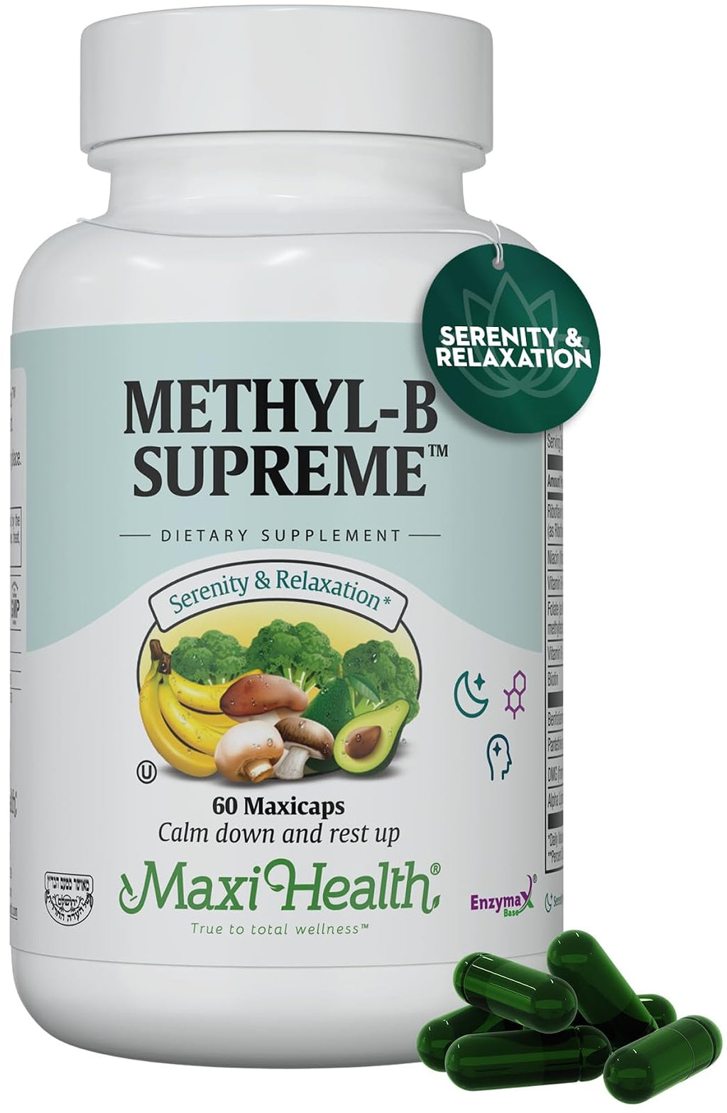 Maxi Health B Complex capsules for energy