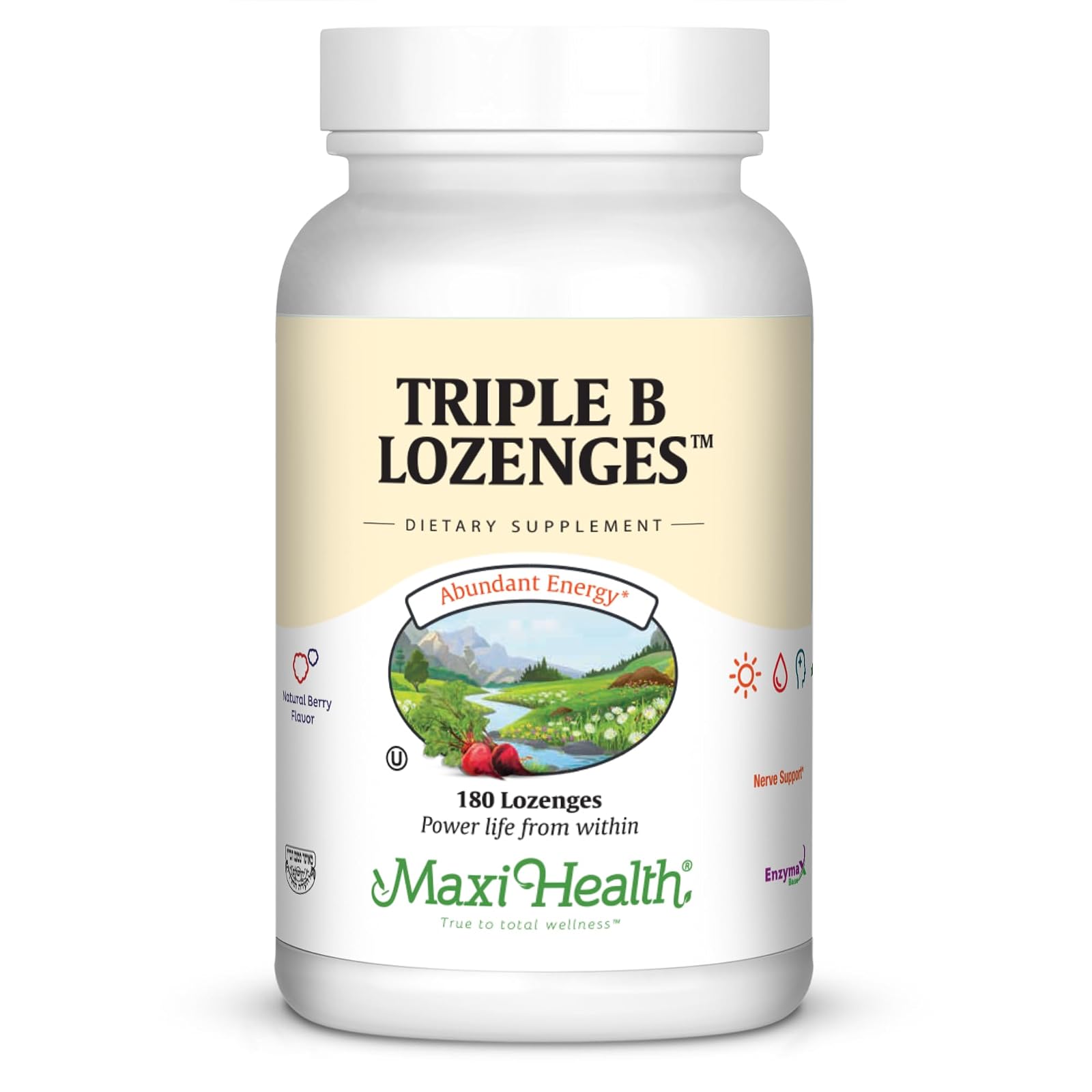 Maxi Health B12 lozenges for energy