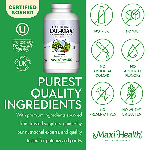 Maxi Health calcium citrate for better absorption