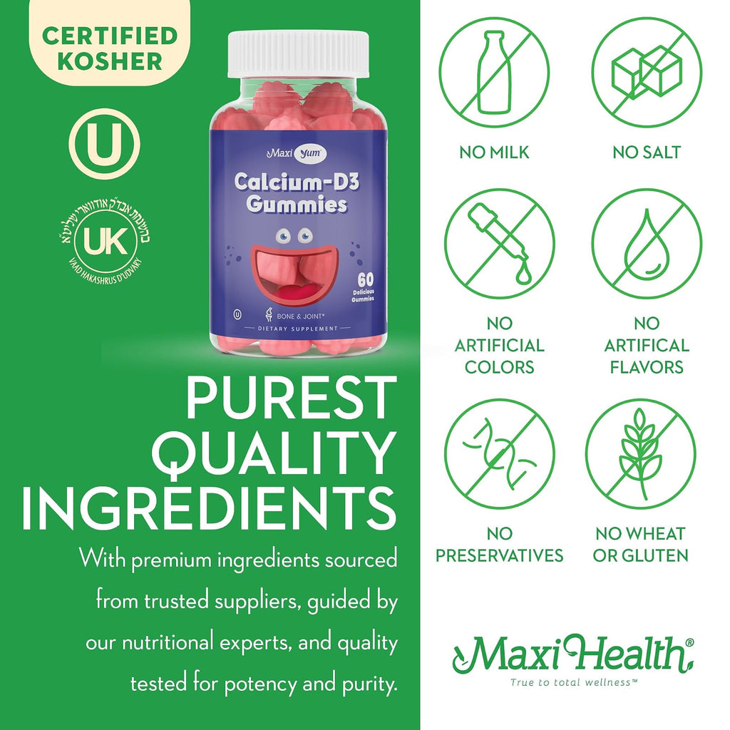 Maxi Health calcium citrate gummy supplement