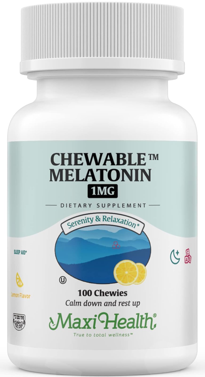 Maxi Health chewable melatonin tablets