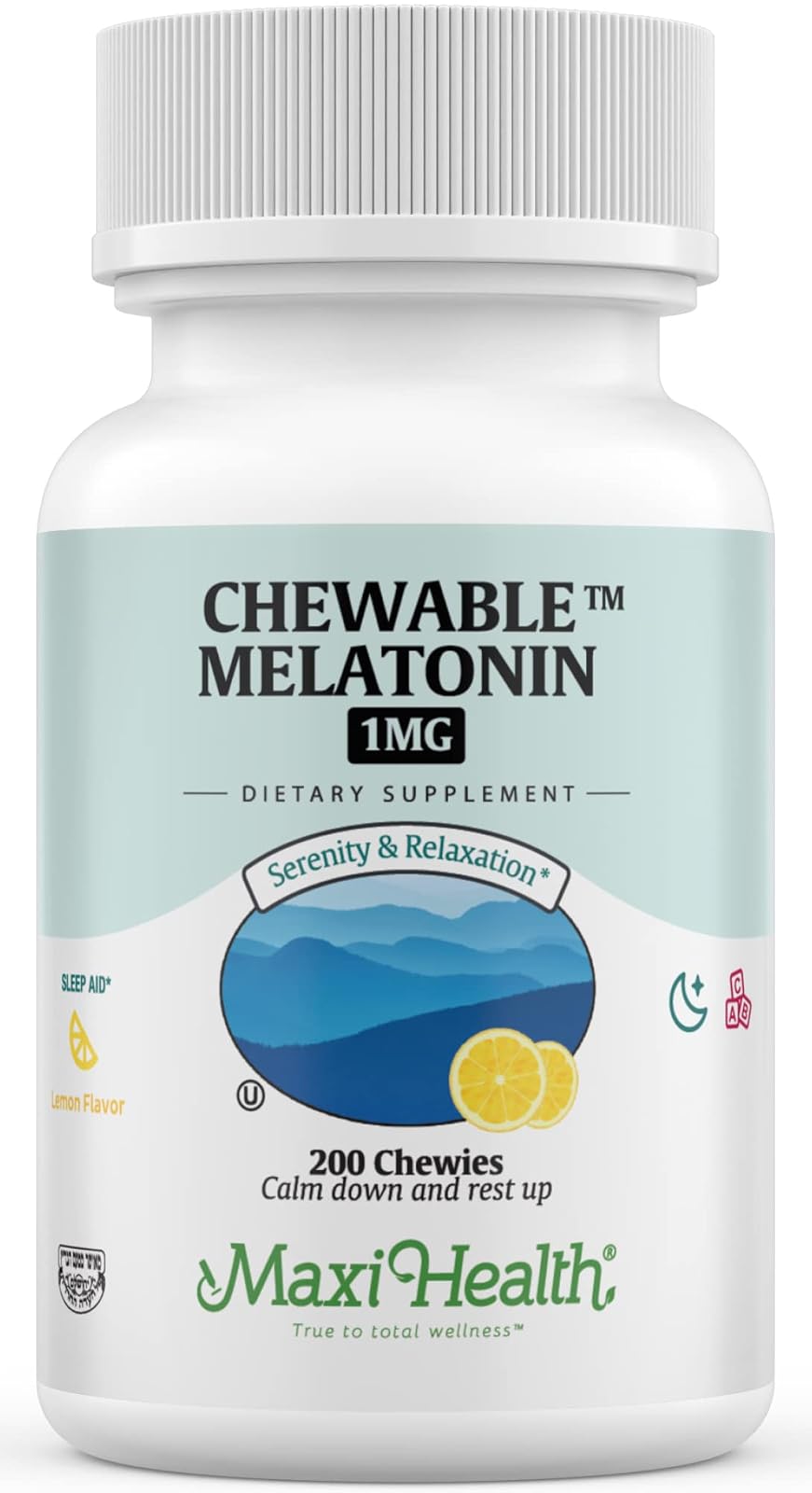 Maxi Health chewable melatonin tablets