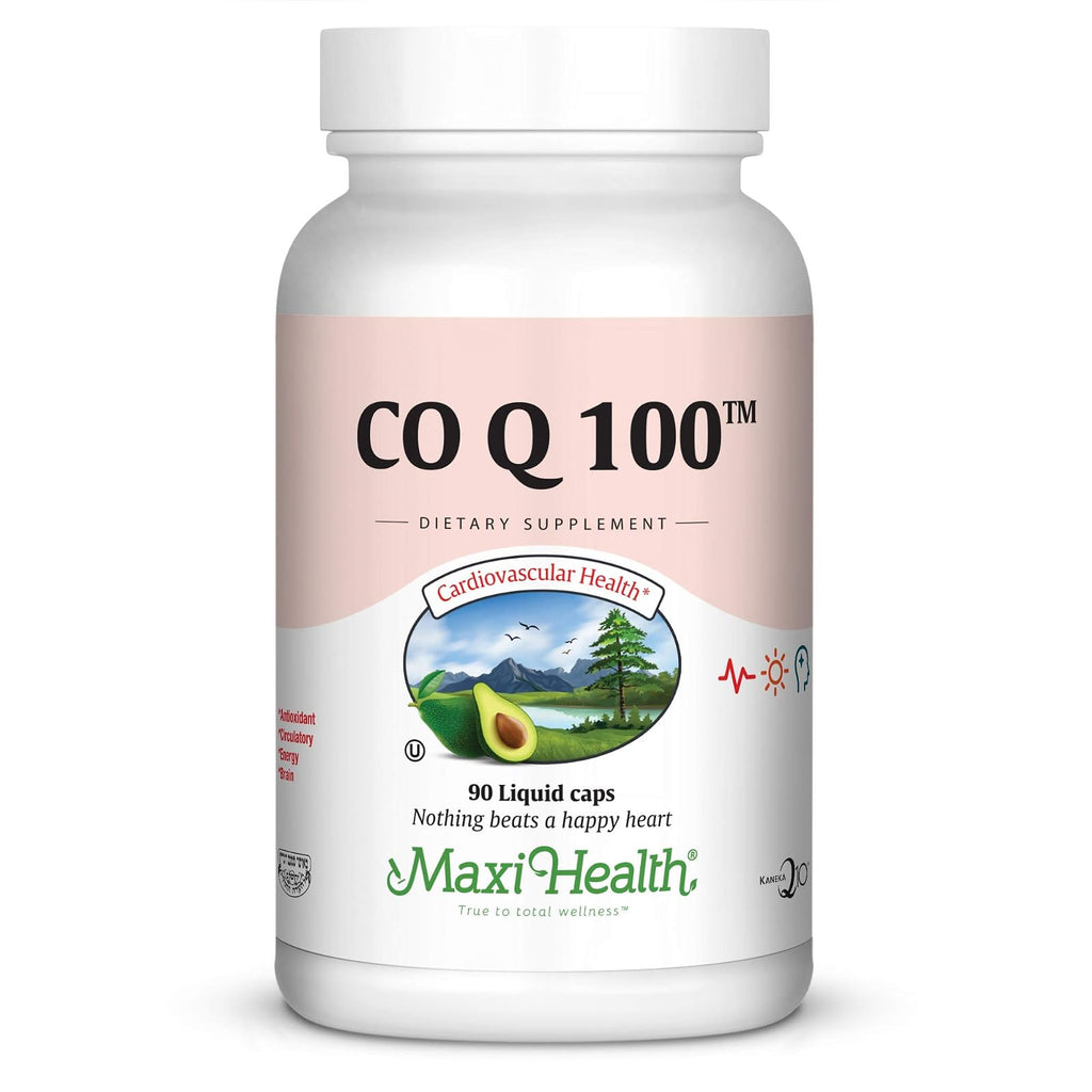 Maxi Health CoQ10 100 mg capsules for energy