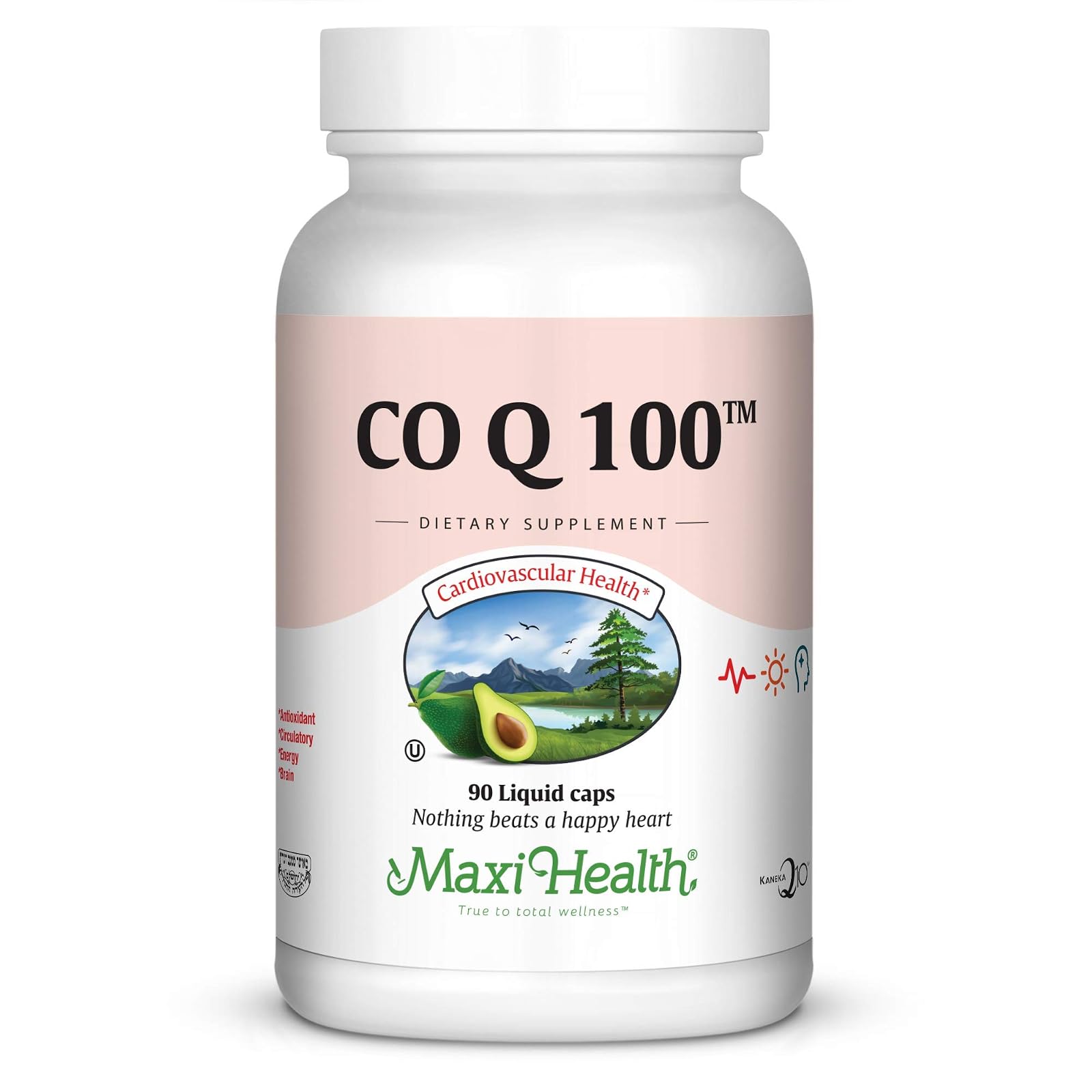 Maxi Health CoQ10 100 mg capsules for energy