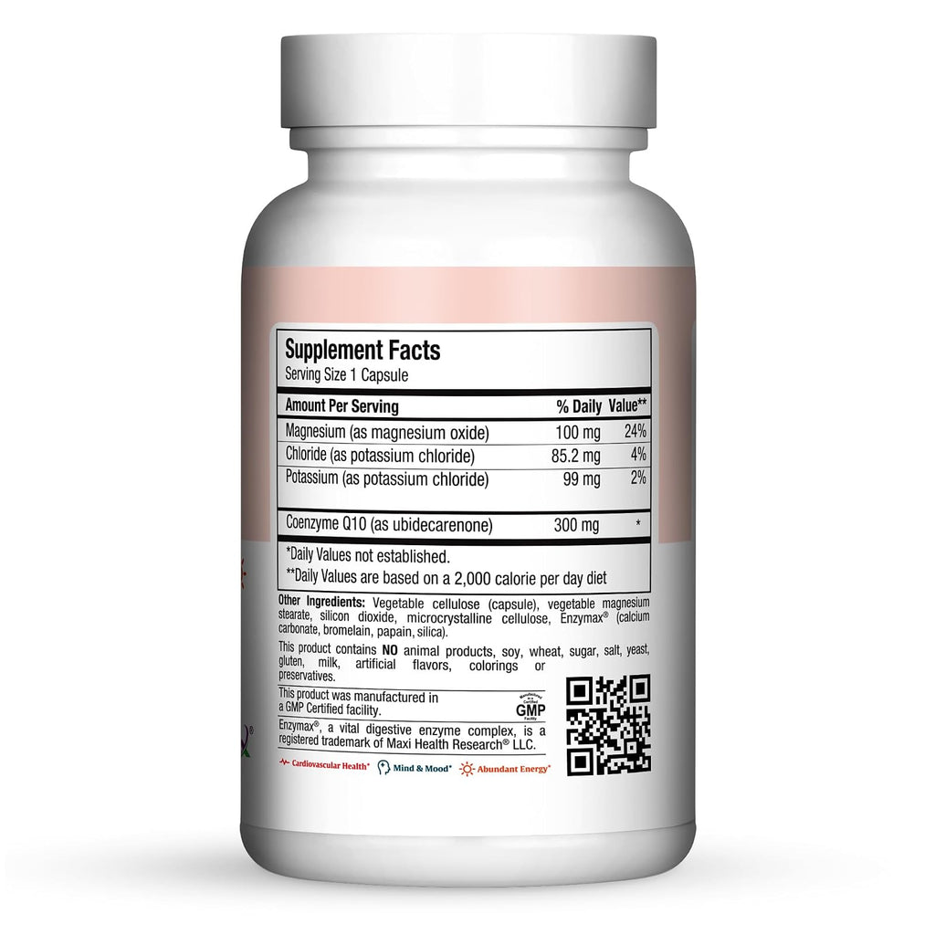 Maxi Health CoQ10 supports heart health