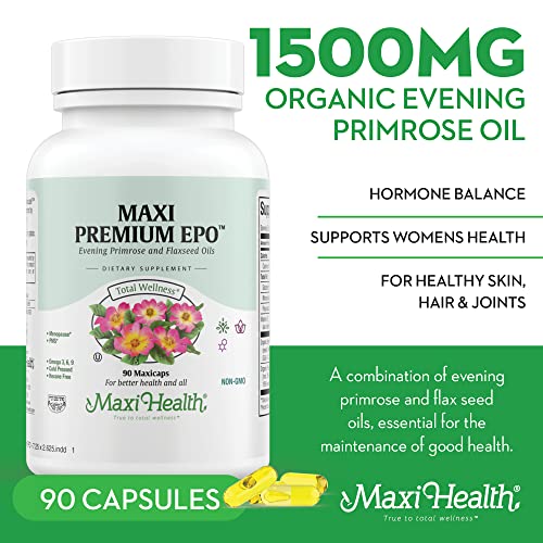 Maxi Health evening primrose capsules