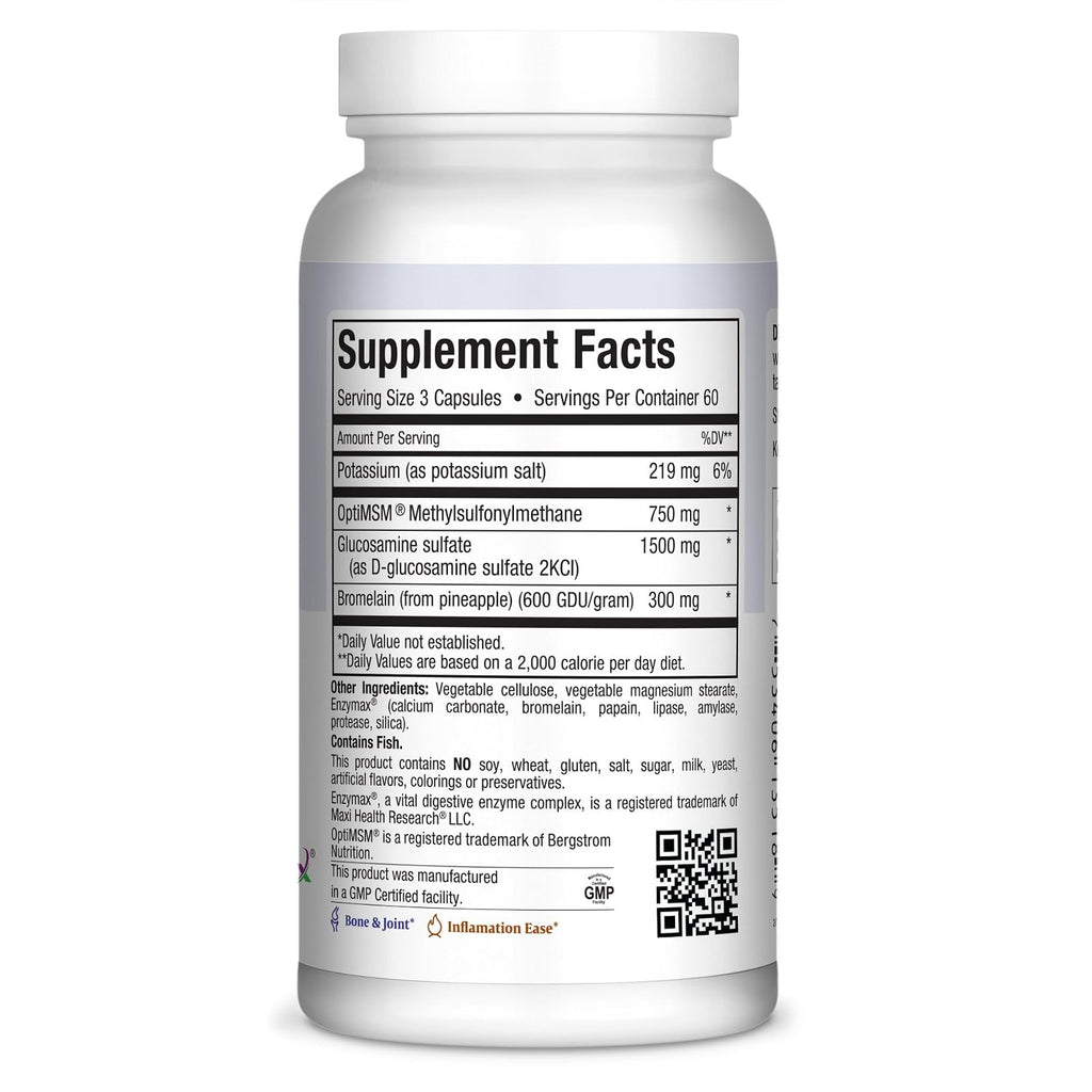 Maxi Health glucosamine with MSM benefits