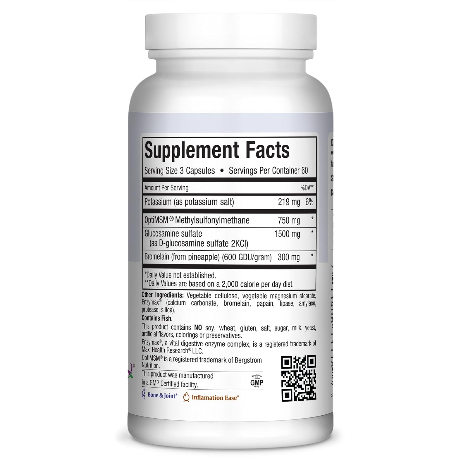 Maxi Health glucosamine with MSM benefits