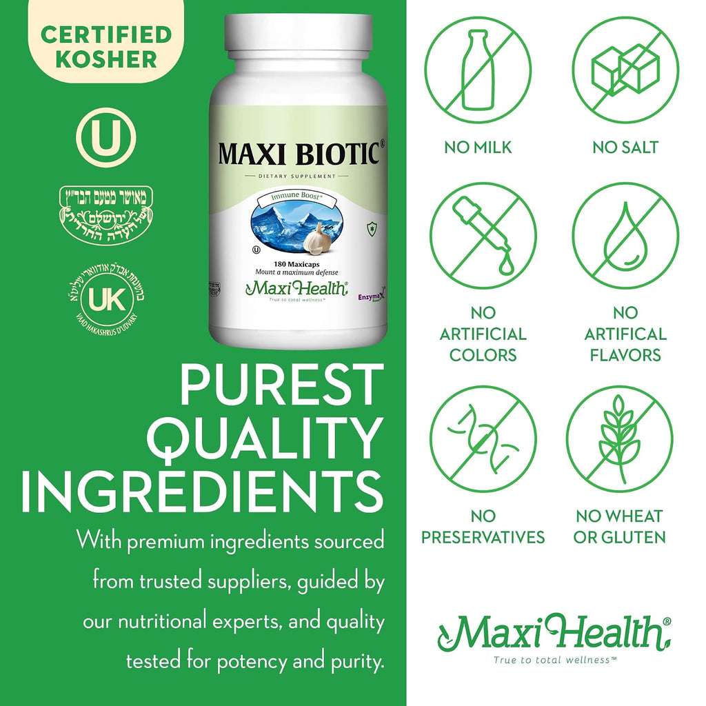 Maxi Health herbal garlic benefits