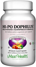 Maxi Health HI-PO Dophilus capsules for gut health