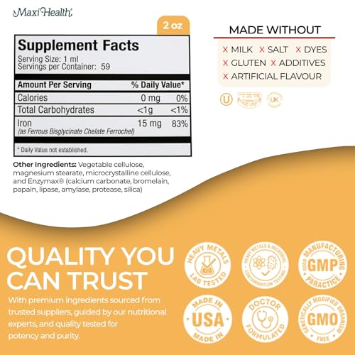 Maxi Health iron for energy and vitality