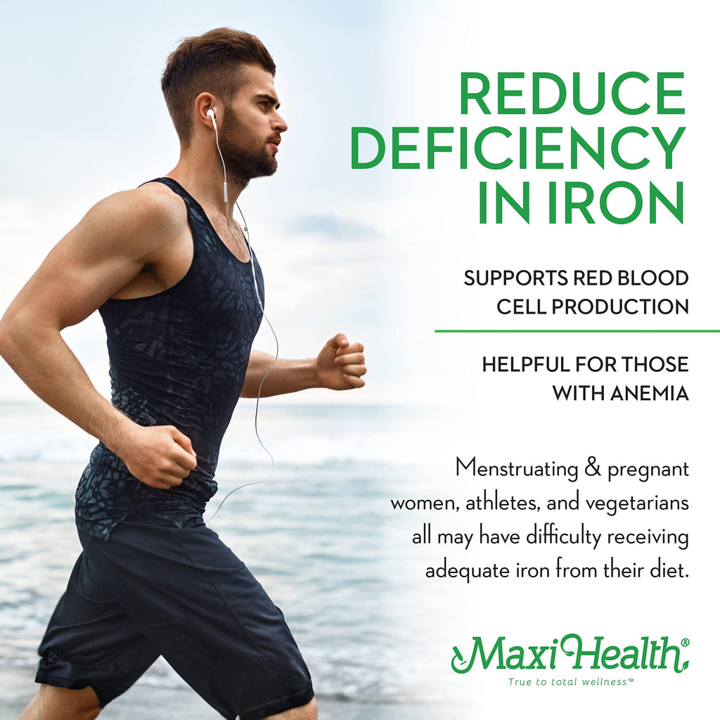 Maxi Health iron for energy support