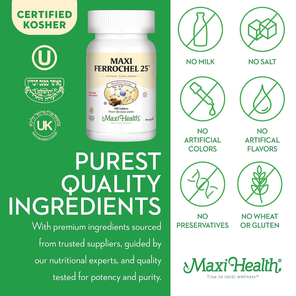 Maxi Health iron for healthy blood