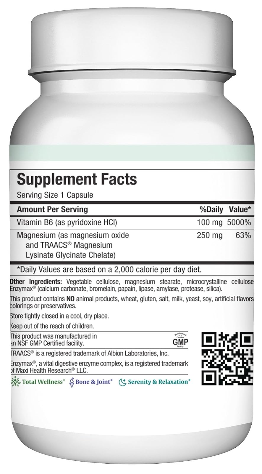 Maxi Health magnesium for stress relief