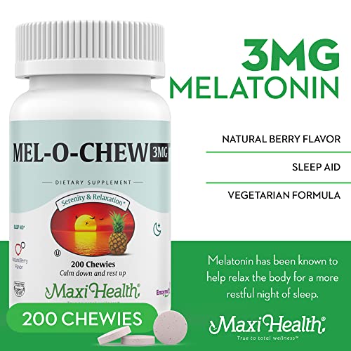 Maxi Health melatonin 3 mg dosage