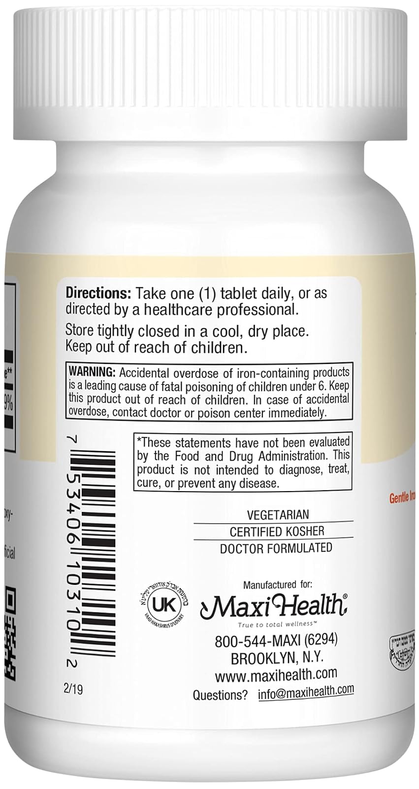 Maxi Health minerals for women's health