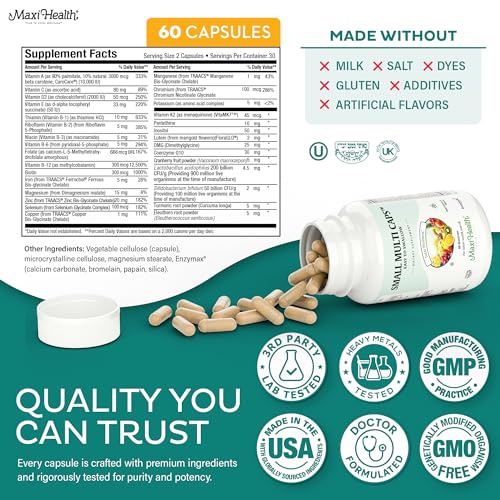 Maxi Health multivitamin for immune support