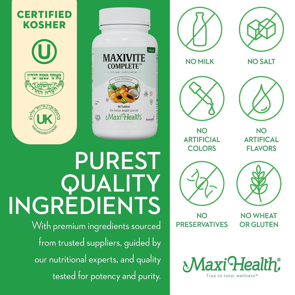 Maxi Health multivitamin for seniors