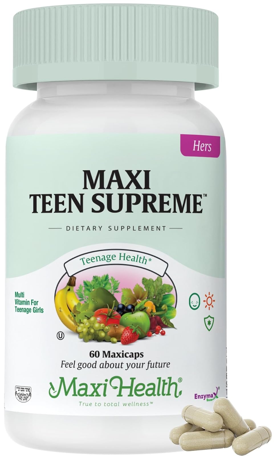 Maxi Health multivitamins for teen girls
