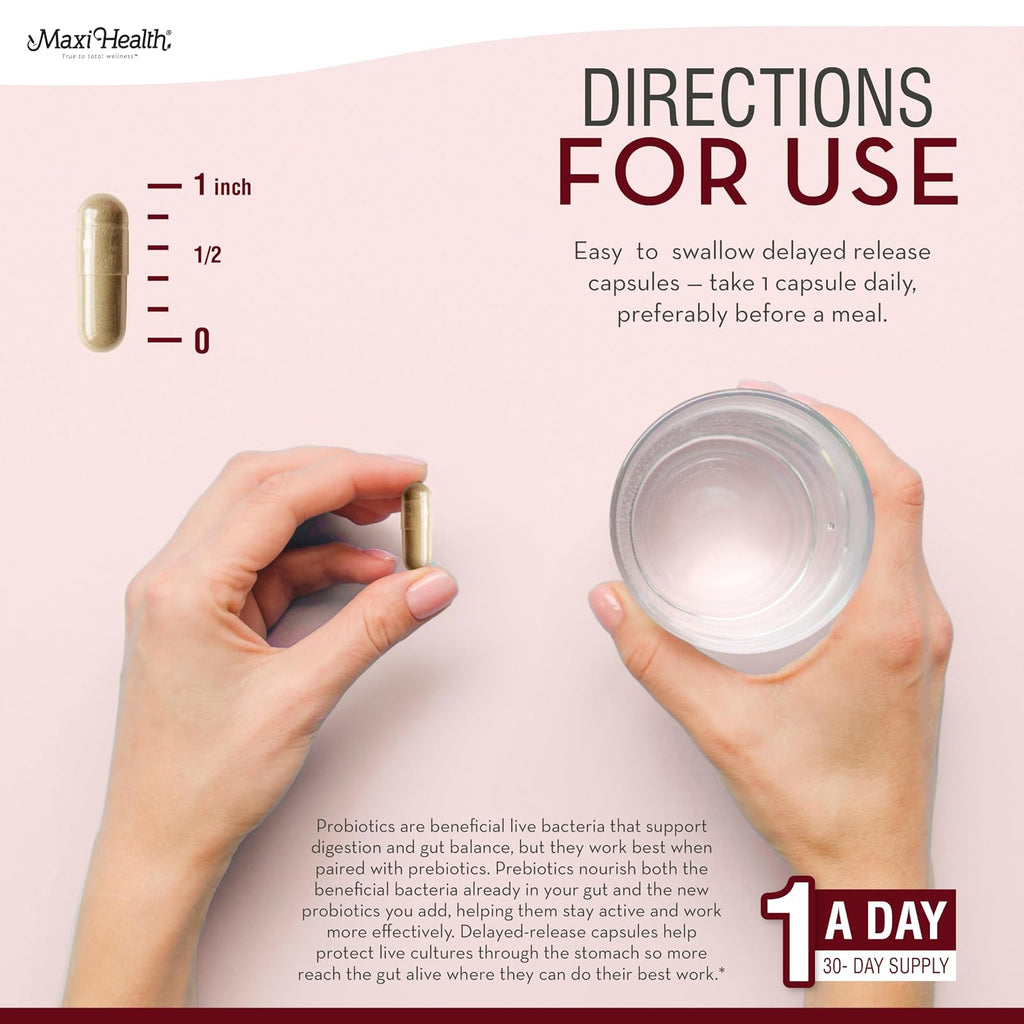 Maxi Health probiotics for men