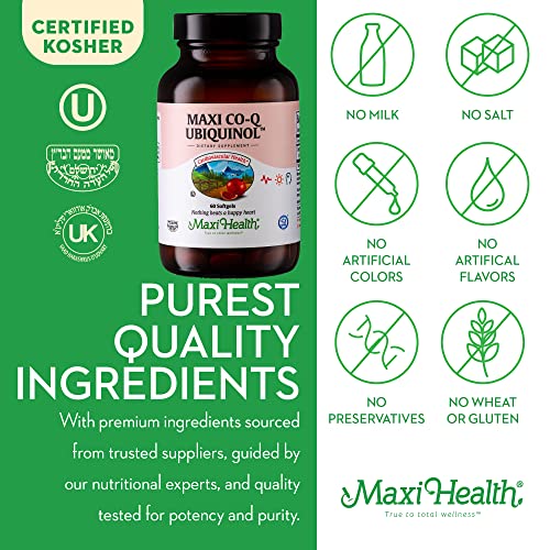 Maxi Health Ubiquinol for antioxidant support