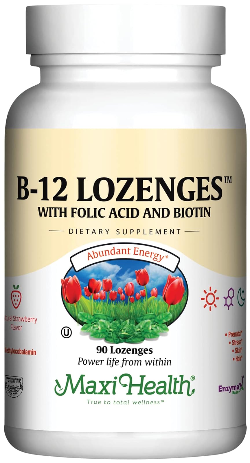 Maxi Health vitamin B12 sublingual lozenges