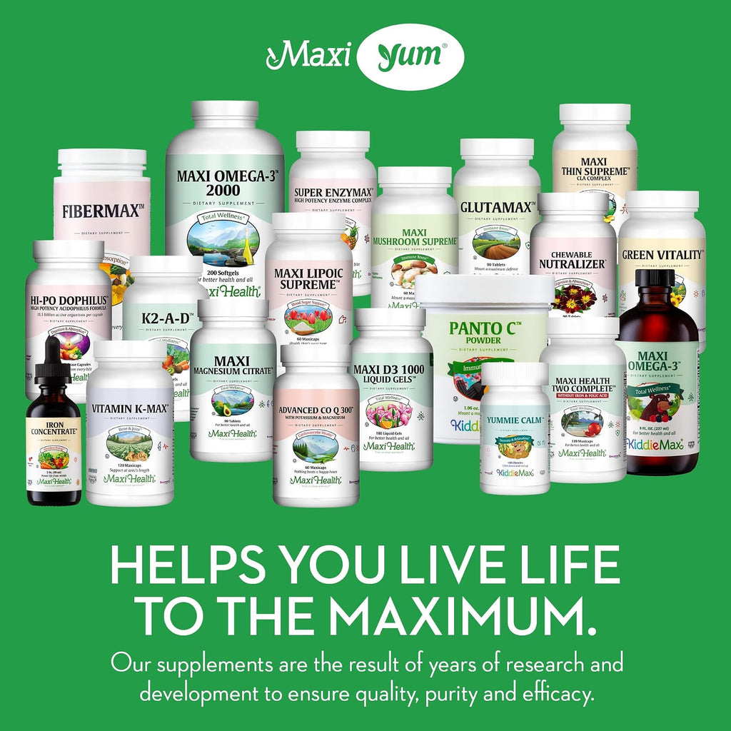 Maxi Health vitamin C gummies for skin health