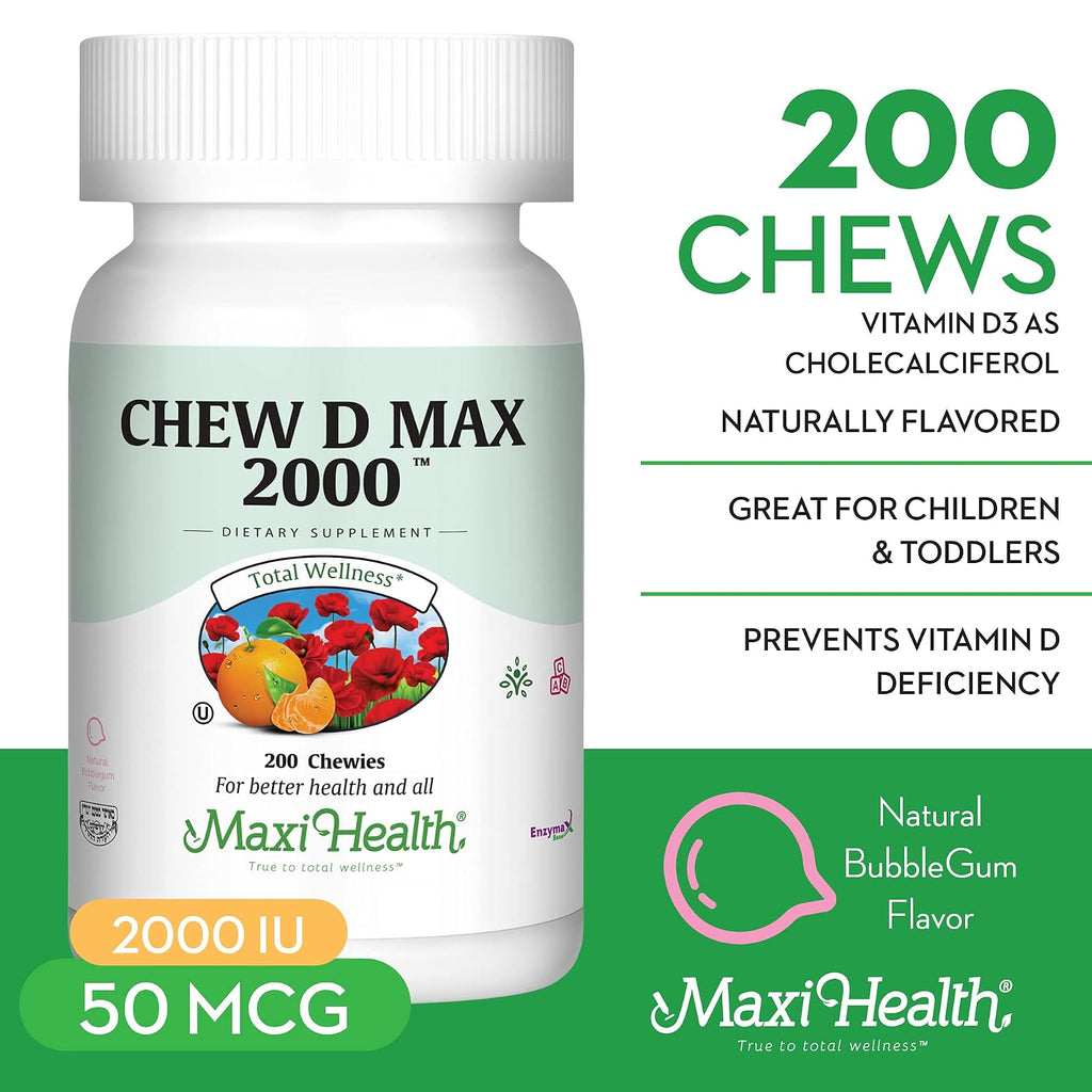 Maxi Health vitamin D 2000 IU