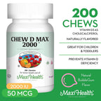 Maxi Health vitamin D 2000 IU