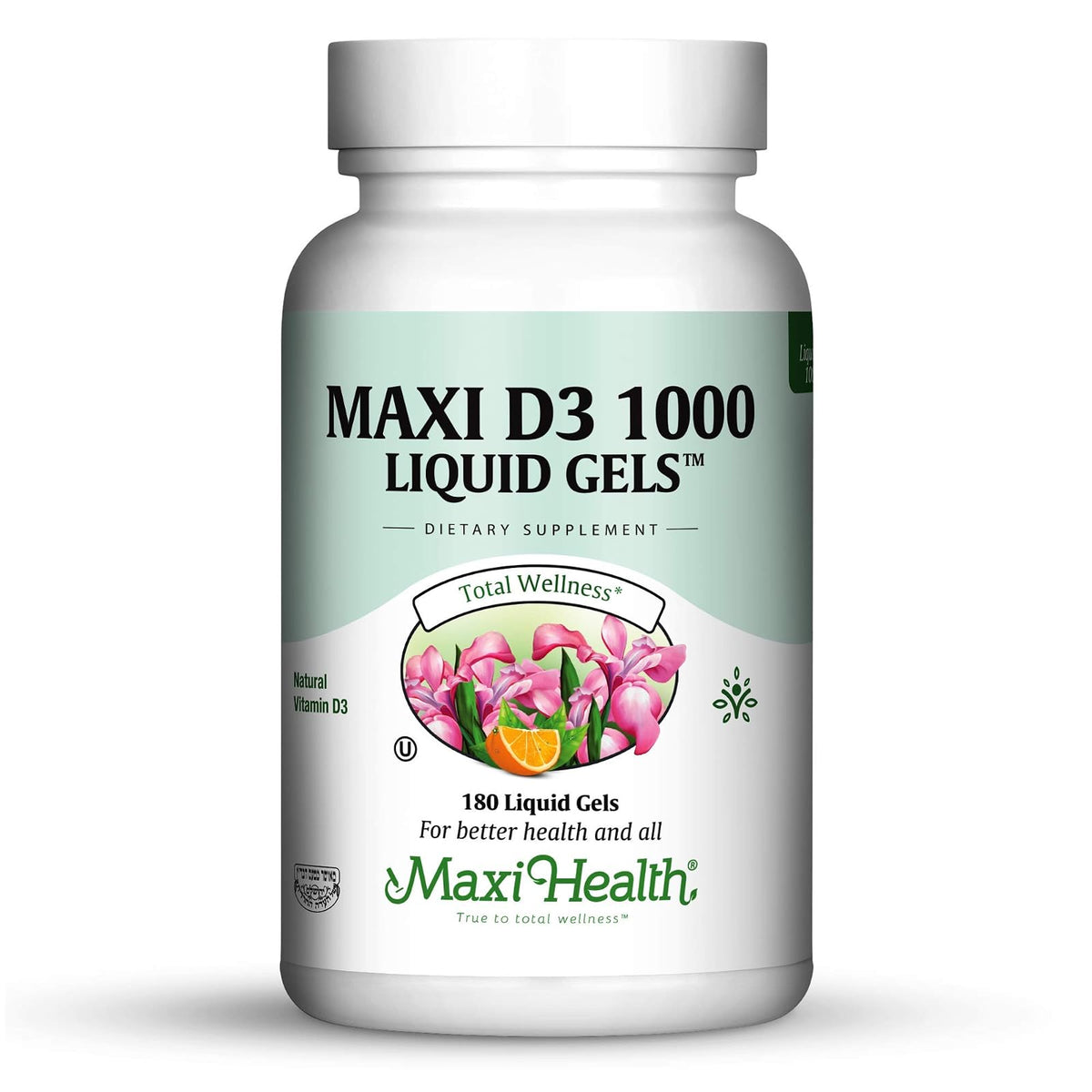 Maxi Health Vitamin D liquid gels