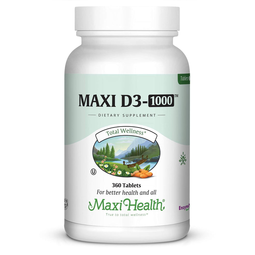 Maxi Health vitamin D3 1000 IU tablets