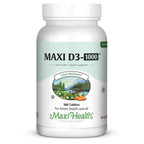 Maxi Health vitamin D3 1000 IU tablets