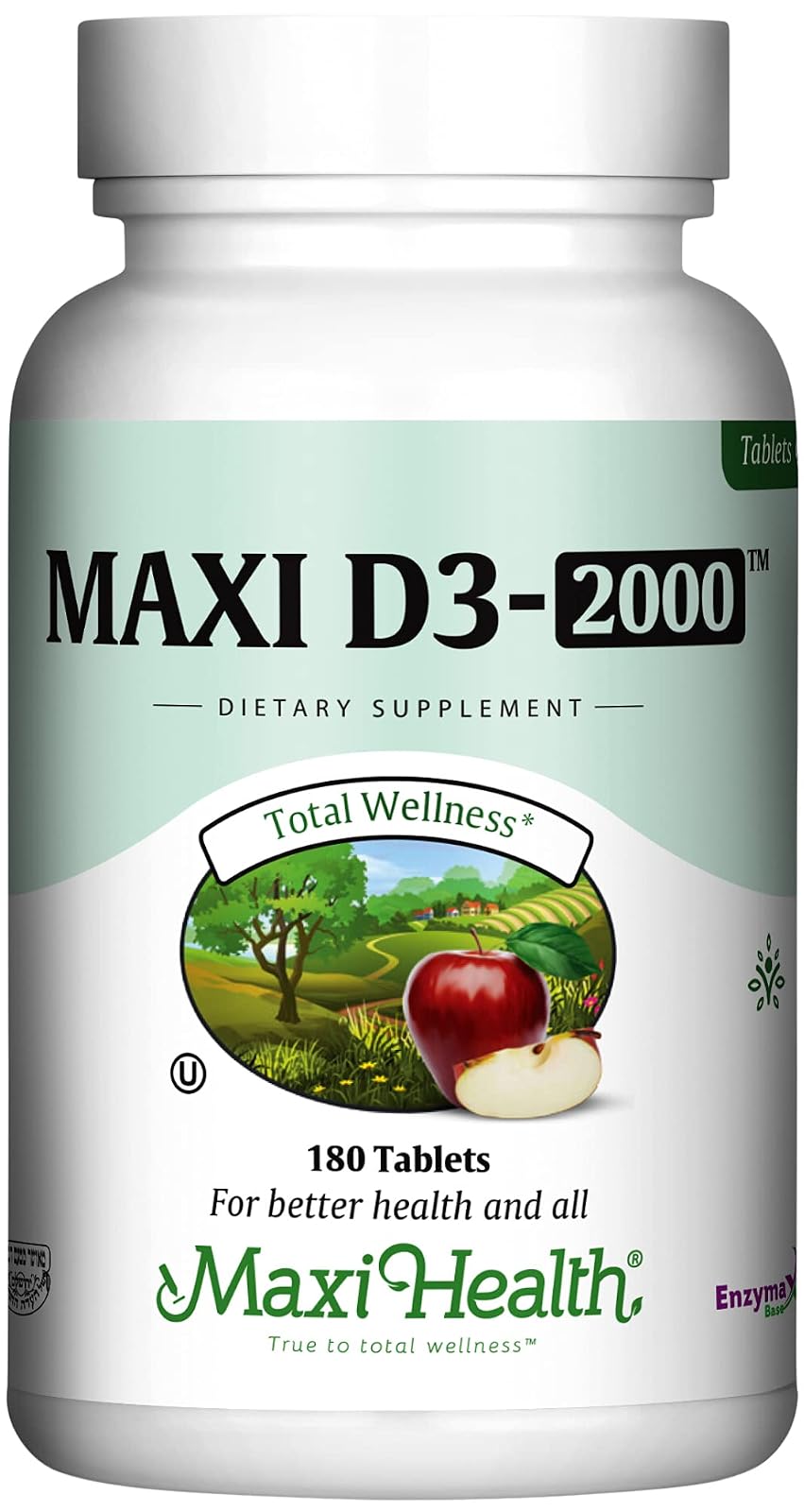 Maxi Health Vitamin D3 2000 IU tablets