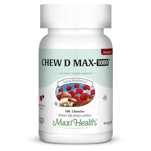 Maxi Health Vitamin D3 chewable tablets