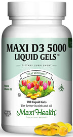 Maxi Health vitamin D3 softgels