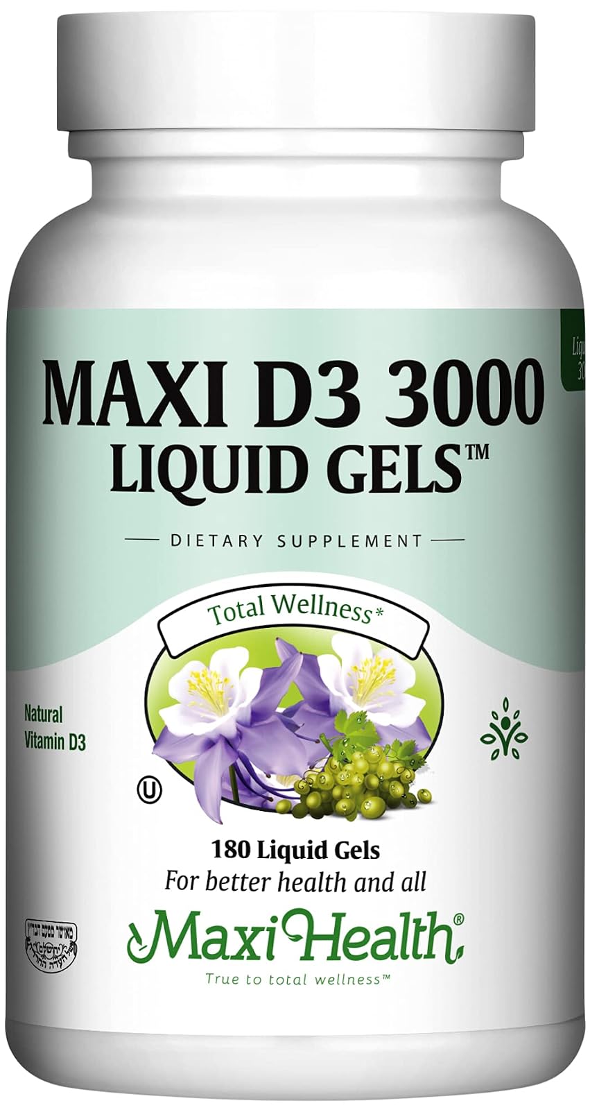Maxi Health Vitamin D3 softgels