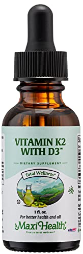 Maxi Health vitamin D3 with K2