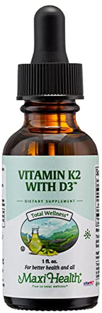 Maxi Health vitamin D3 with K2