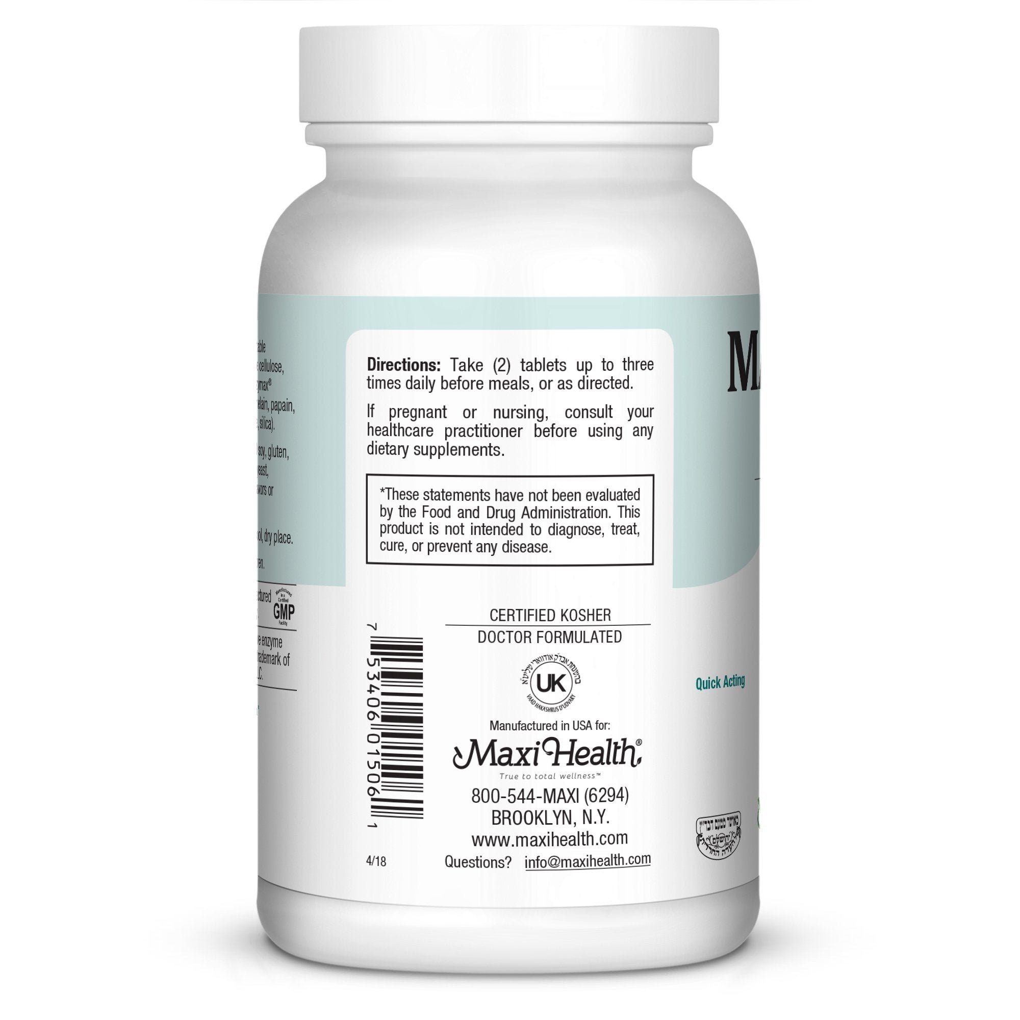 Maxi Health vitamins for stress management