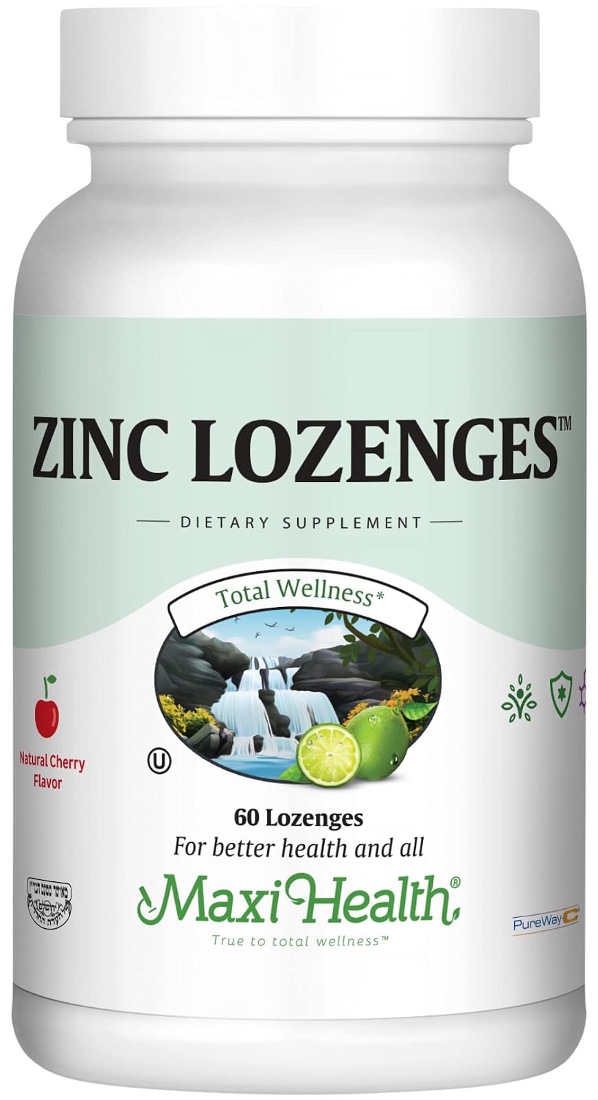 Maxi-Health zinc lozenges for immunity